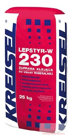 Zaprawa klejąca do wełny mineralnej LEPSTYR 230 W opak.= 25kg KREISEL > KREISEL - Sklep ...